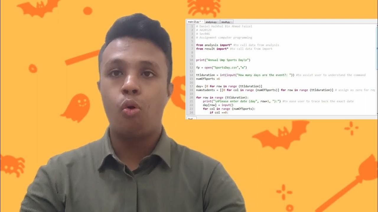 Presentation coding computer programming BCI1103 - YouTube