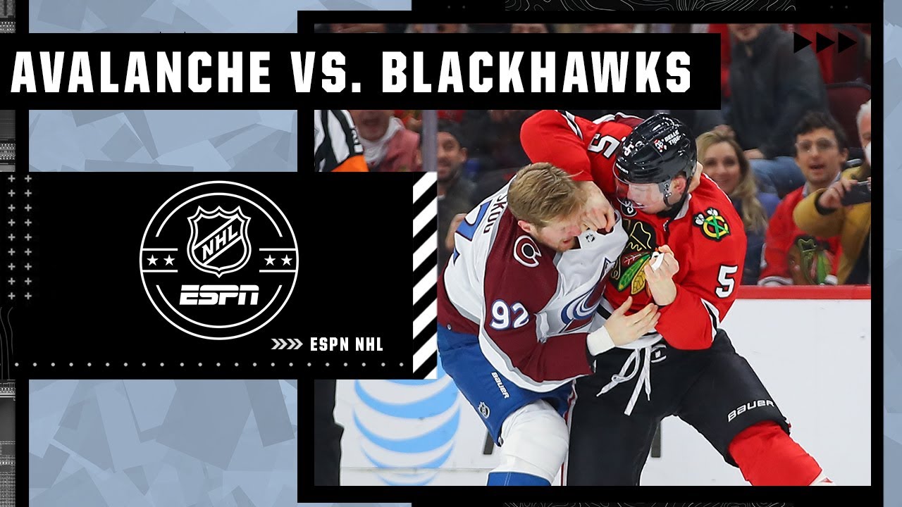 Colorado Avalanche at Chicago Blackhawks | Full Game Highlights - YouTube