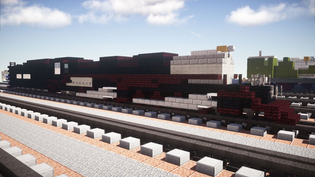 Minecraft Union Pacific Big Boy Steam Train Tutorial - YouTube