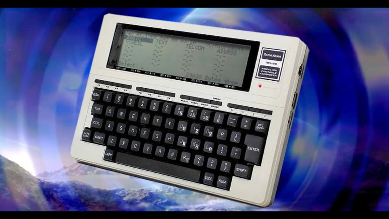 Tandy TRS-80 Model 100: Review & Demonstration :o) - YouTube