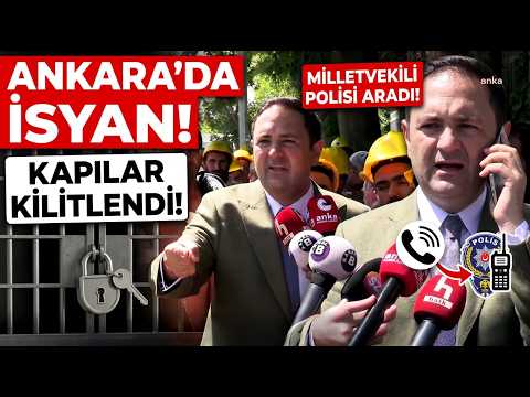 Ankara'da isyan! Bakanlık kapıları kilitlendi! YENİ Partili Umut Akdoğan polisi aradı!