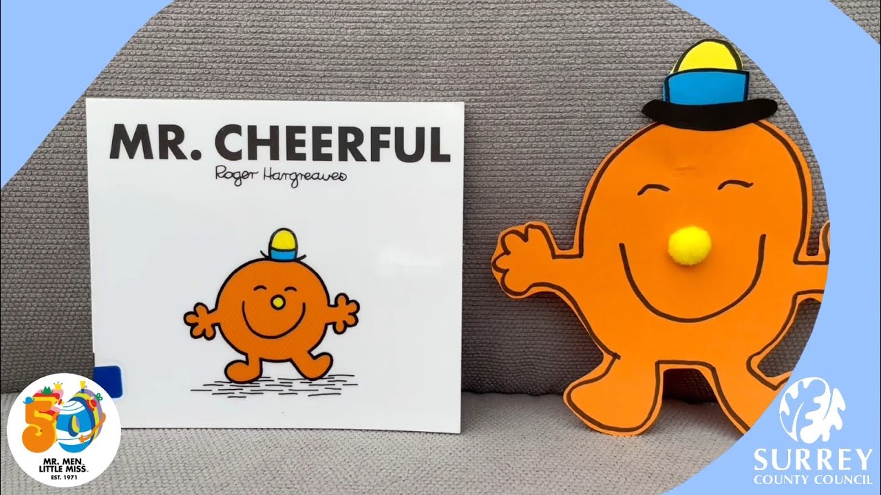 Surrey Libraries Craft Session - Mr Cheerful - YouTube