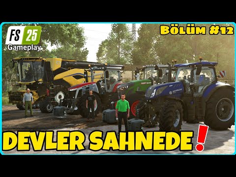 BÜTÜN PARAMIZA BİR TANE BİÇERDÖVER VE ÜÇ TANE TRAKTÖR ALDIK ●  FS25 GAMEPLAY
