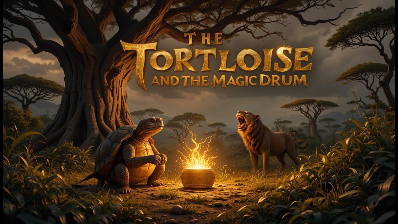 The Lion, The Clever Hare, and The Magic Drum African Folktales of ...