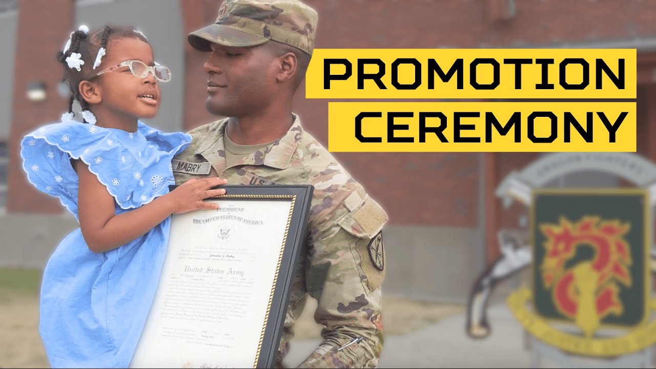 From 2LT to 1LT: Jamarius' Promotion Ceremony - YouTube