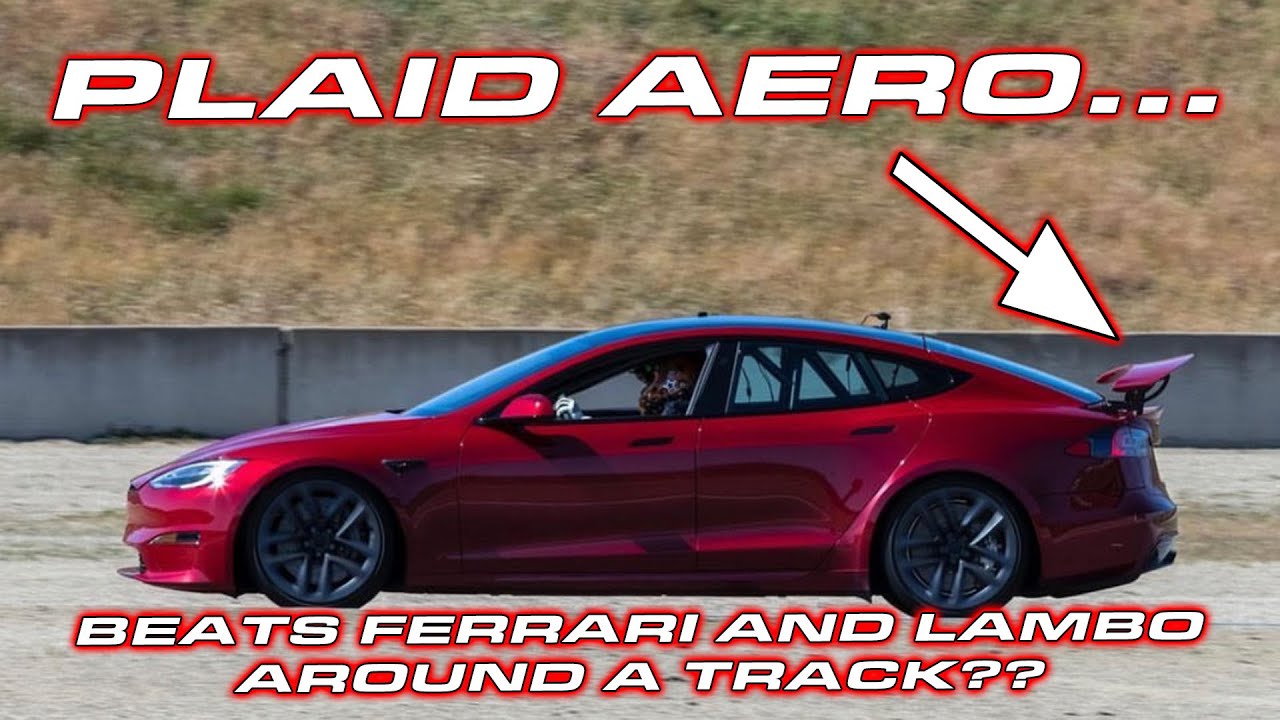 BEATS FERRARI AND LAMBO? * Tesla Model S Plaid Drag Strip and Laguna ...