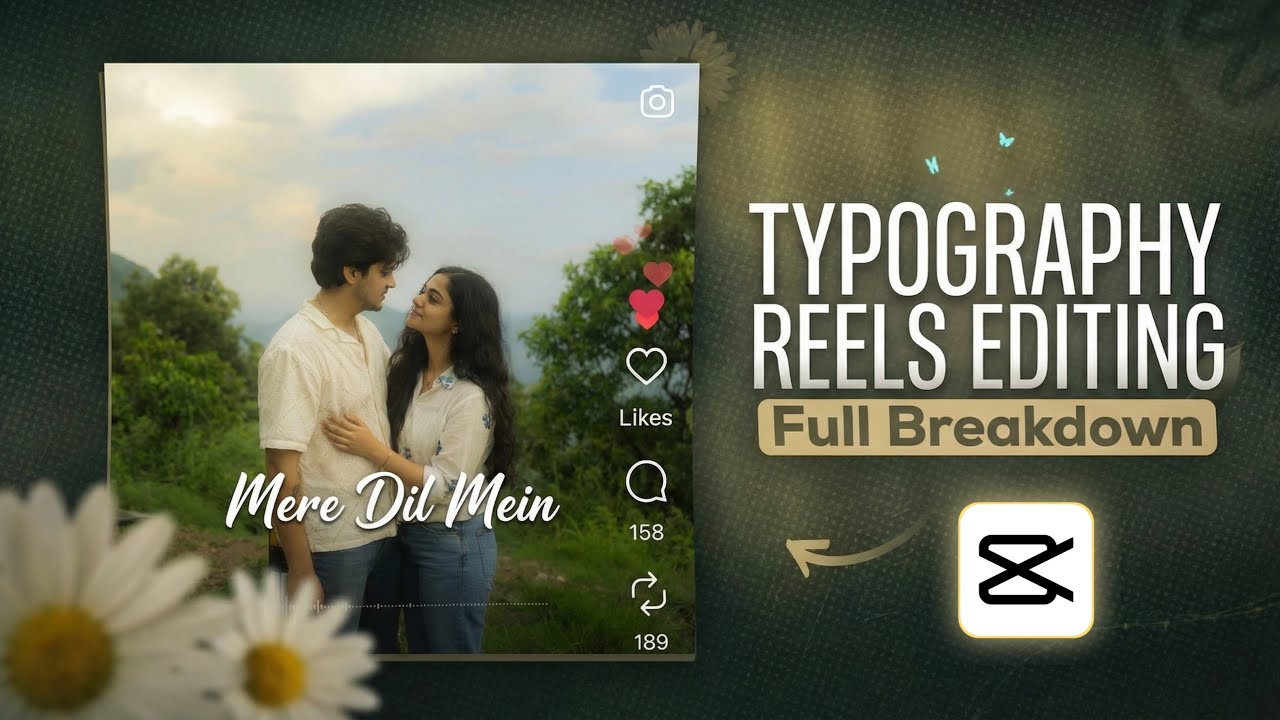 Trending Typography Reels Editing In Capcut | Typography Reels Video ...