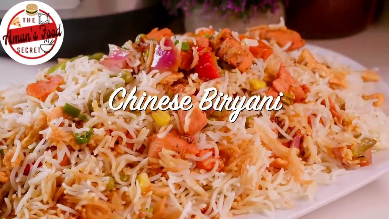 Chinese Biryani Recipe || Chicken & Vegetable Fried Rice Restaurant ...