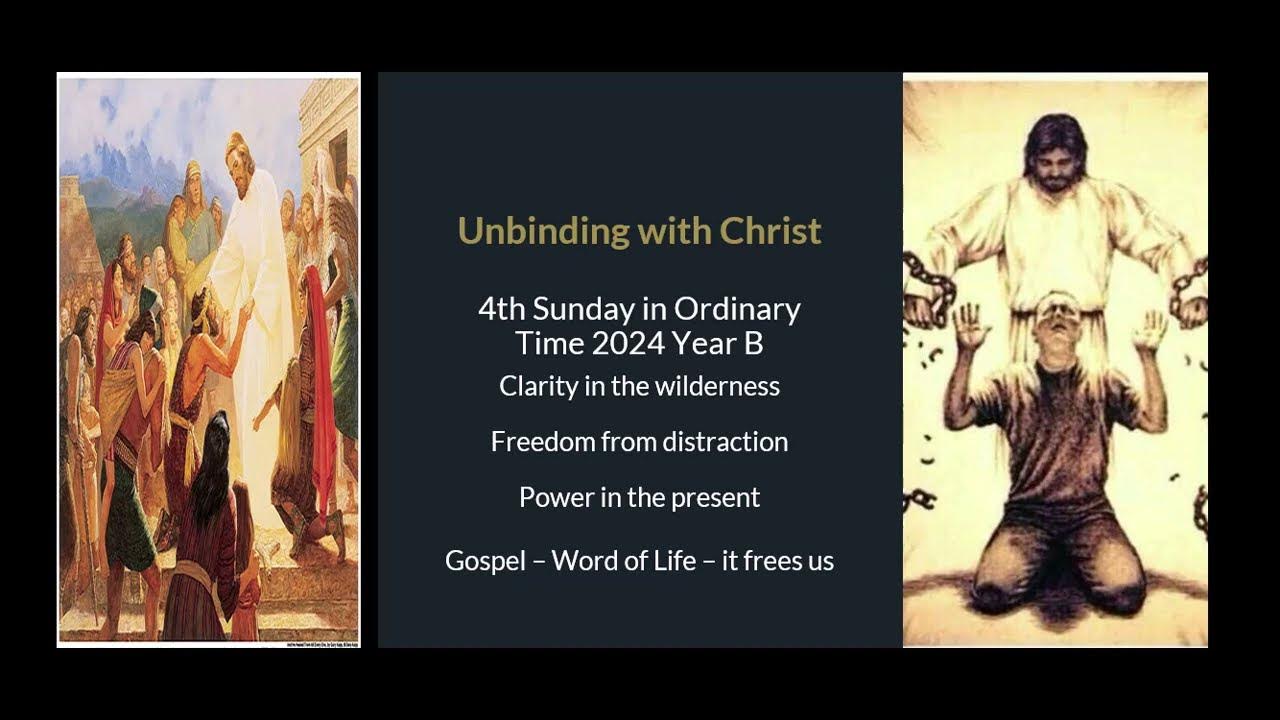 4th Sunday in Ordinary Time Year 2024 B Fr A Paul Homily - 28th January 2024 - YouTube
