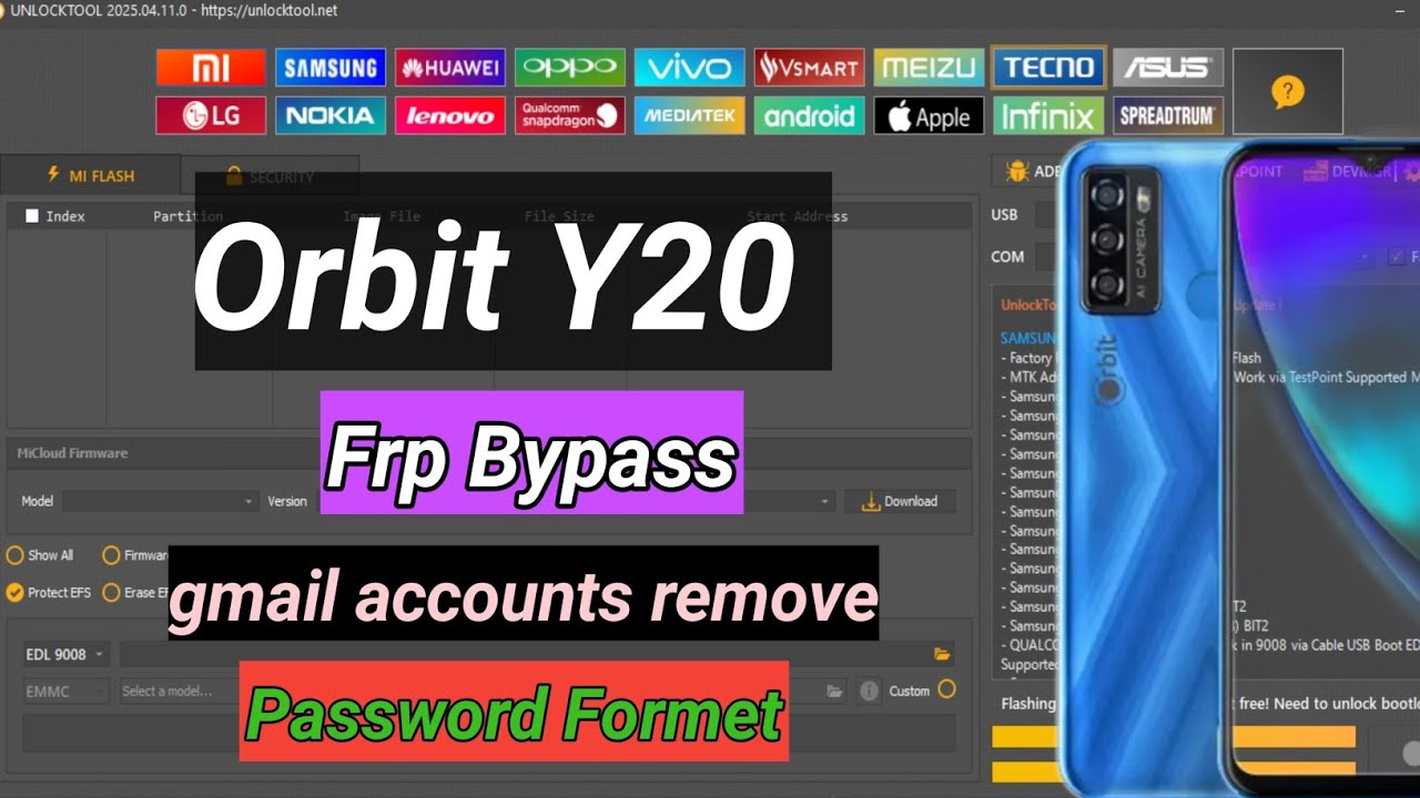 Orbit y20 frp unlock tool / orbit y20 gmail account bypass - YouTube