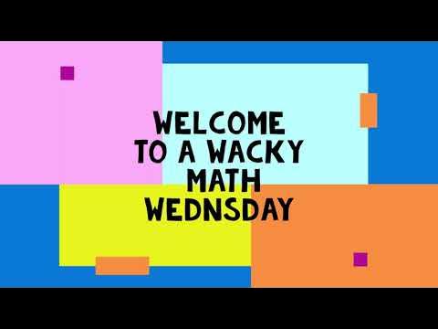 Oyemi Learning Week 10: Wacky Math Wednesday - YouTube