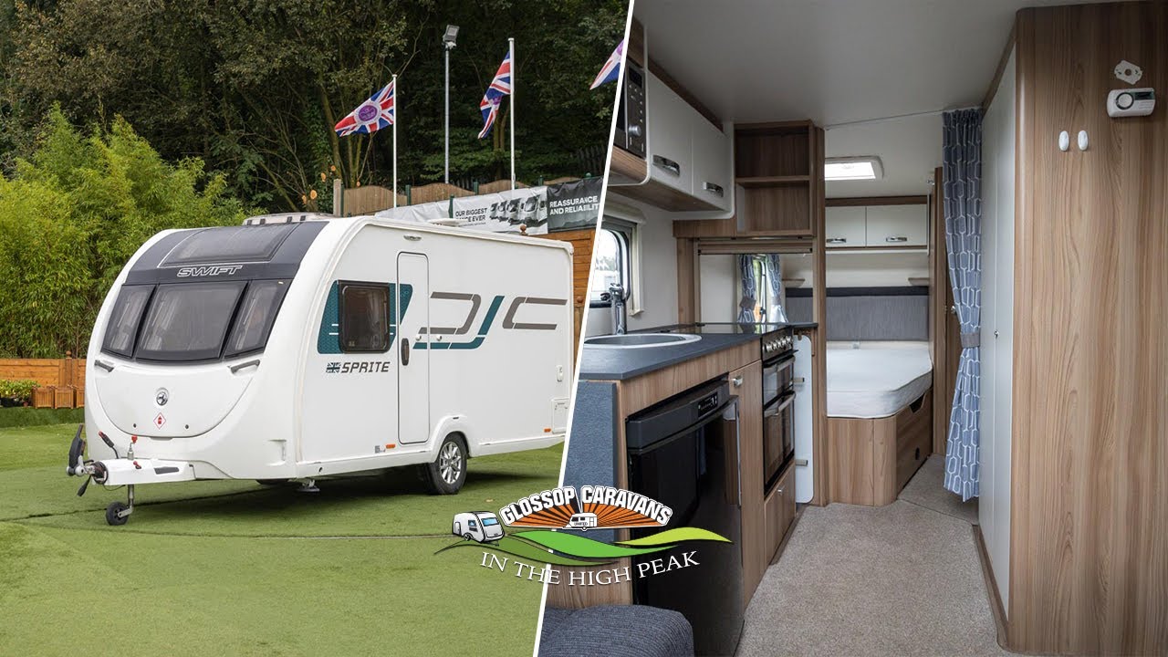 Sprite Alpine 4 2019 Caravan Model - 360 Exterior Demonstration Video ...