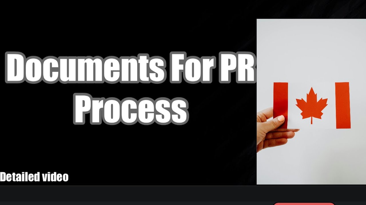 Documents required for PR process Canada | - YouTube