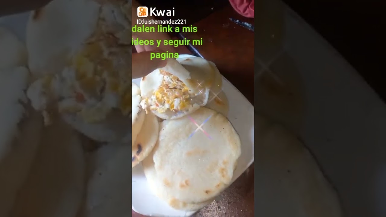 arepas con revoltillo de huevo - YouTube