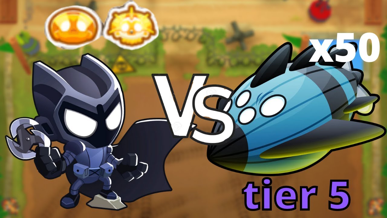 God Boosted Legend of the Night vs. 50 tier 5 Vortex (Bloons TD 6 ...