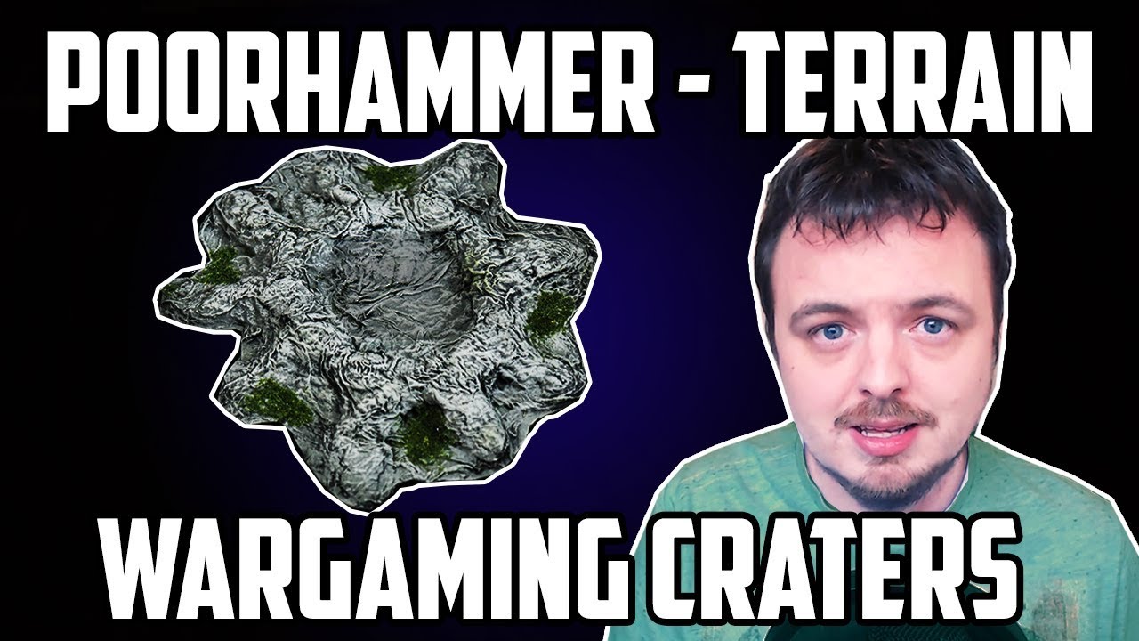 Cheap Wargaming Craters - Poorhammer - YouTube