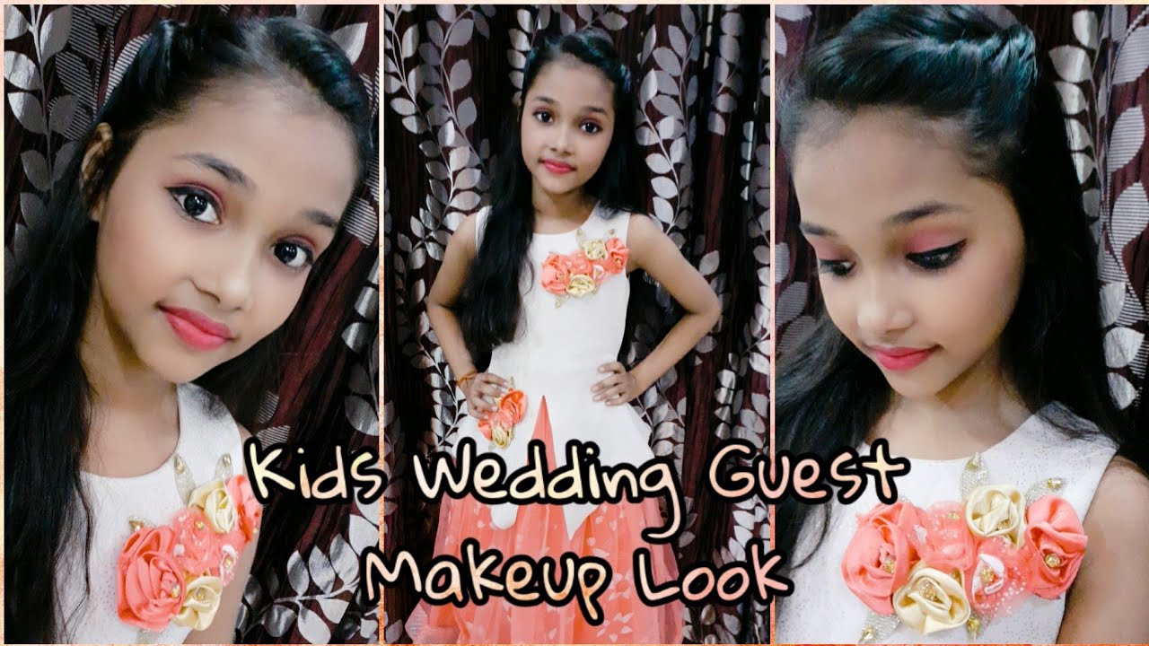kids Wedding Party Makeup Look . kids party makeup . Easy and Simple ...
