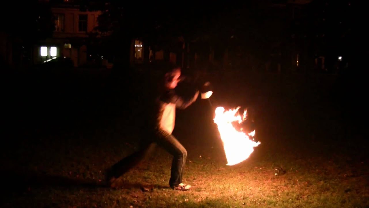 Fire Artists Sword Fighting Duel - YouTube