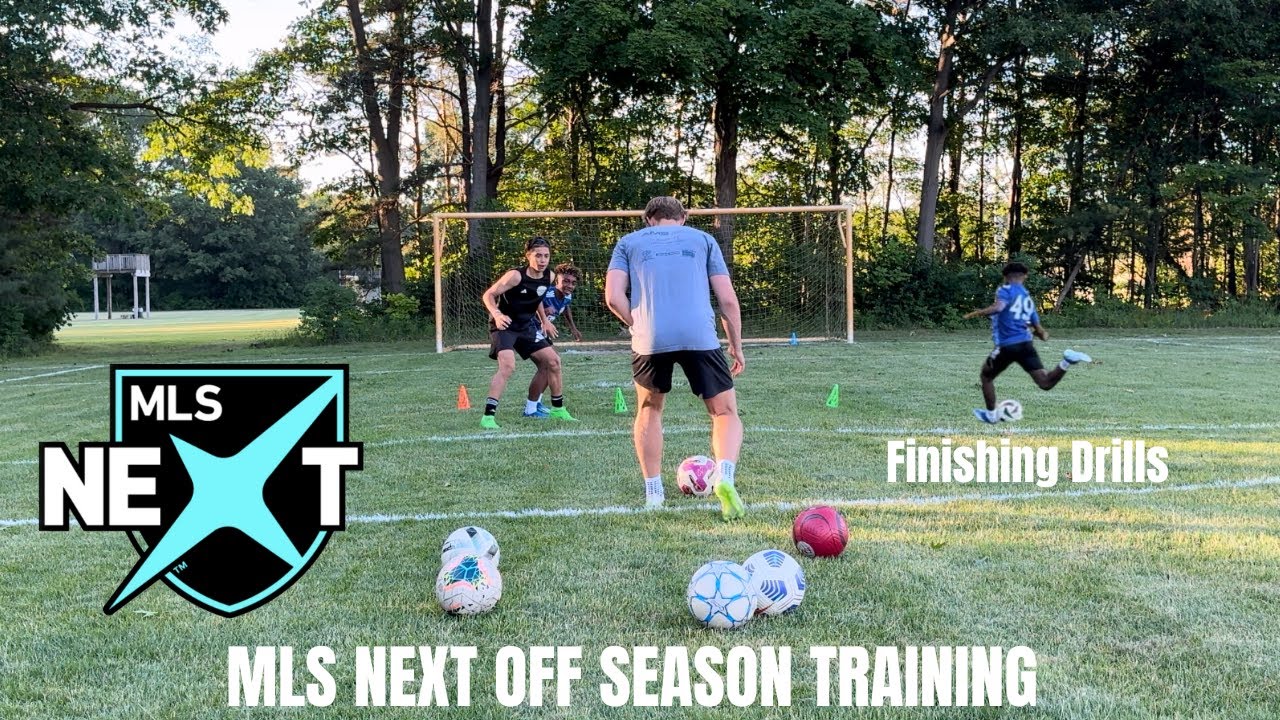 MLS Next players off season soccer training | Finishing Drills - YouTube