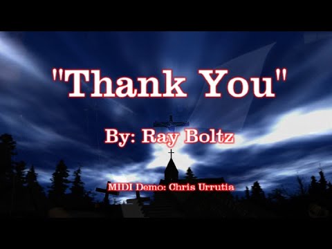 Thank You - Ray Boltz - YouTube