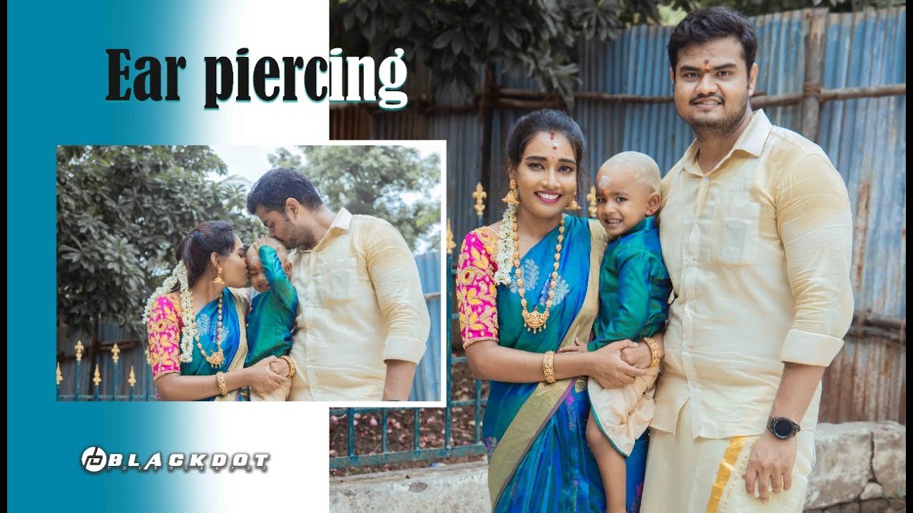 Ear piercing cinematic video /viyaas /blackdotphotography/chidambaram ...