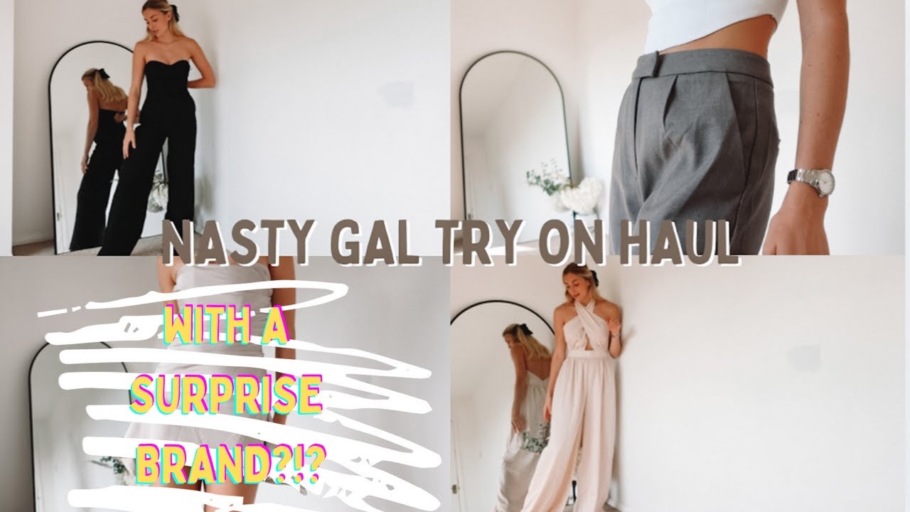TRY ON HAUL | NASTY GAL TRY ON HAUL | TRANSITIONAL PIECES OCCASIONWEAR ...