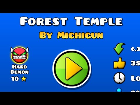 Forest Temple by Michigun | 100% Geometry Dash Mobile - YouTube