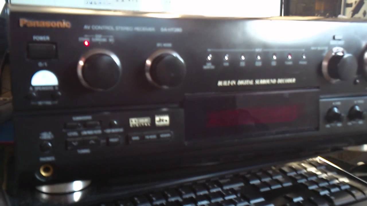 Defeito receiver Panasonic HT280 - YouTube