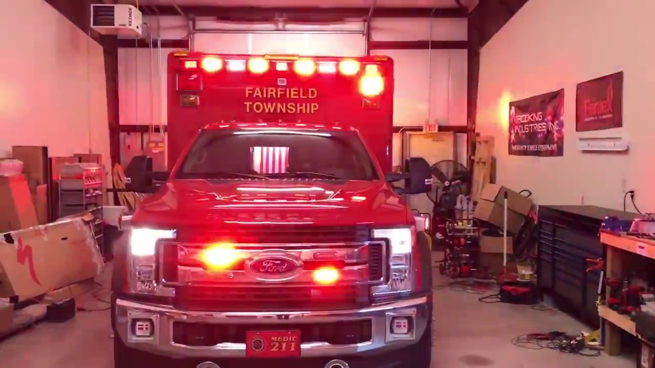 Fairfield Twp. Fire Dept. (Ohio) Medic Unit with "safer" Havis MDC ...