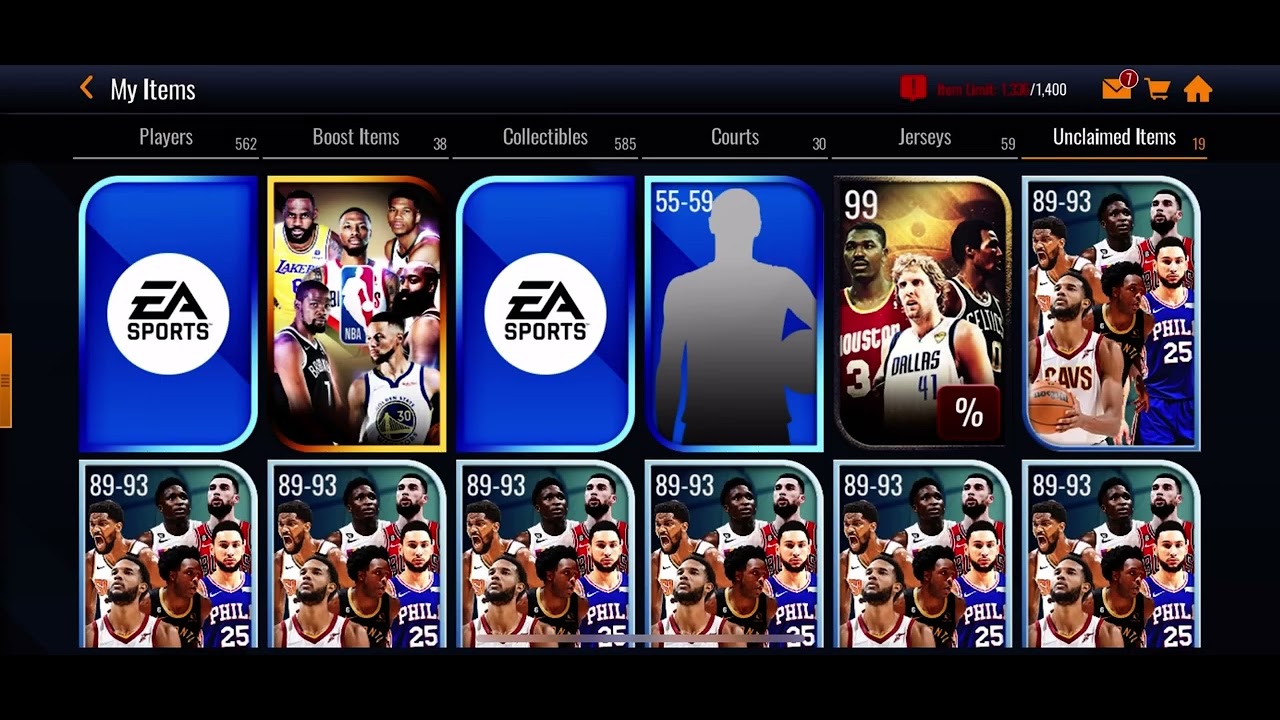 NBA LIVE Mobile/ Draft Pack Opening. - YouTube