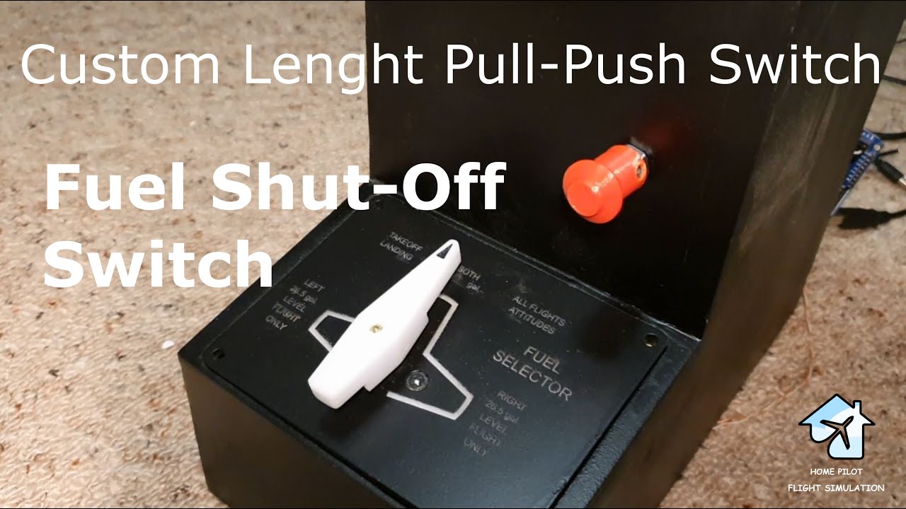 How to make a custom length pull/push switch for Flight Sim cockpit ...