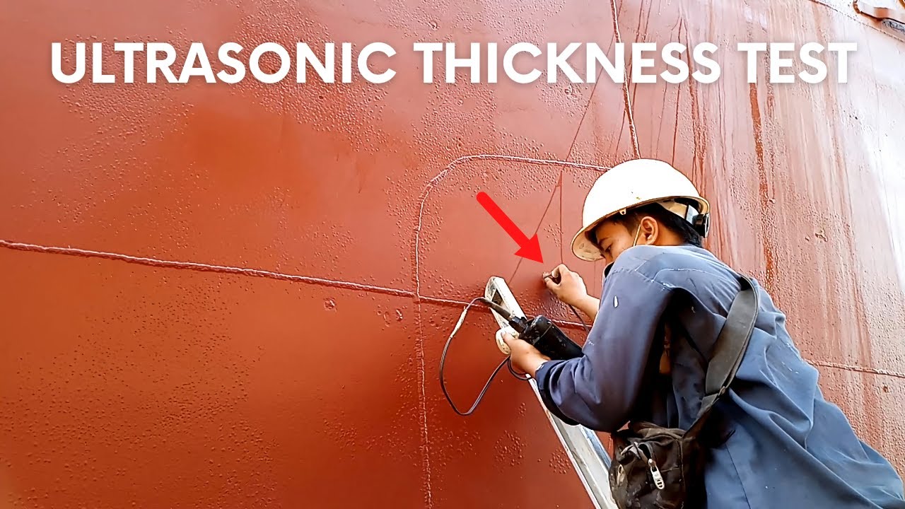 Ultrasonic Thickness Test On KM. Tresnawati Ship (Part 6) - YouTube