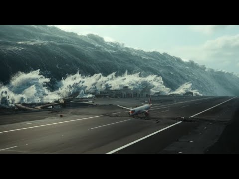 La Palma TV Show Tsunami Hits Plane
