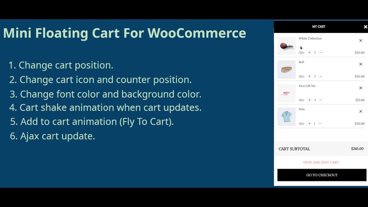 Mini Floating Cart for WooCommerce - YouTube