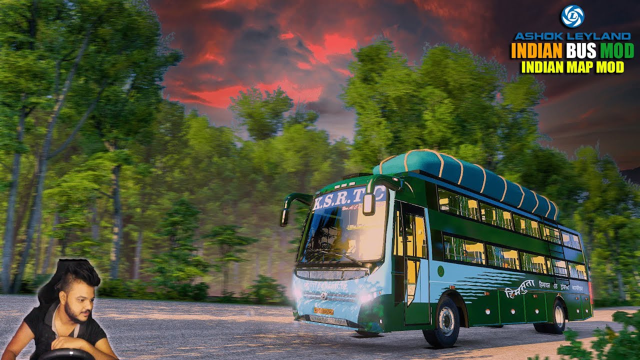 Euro Truck Simulator 2 1.46 Livestream | Indian Bus Mod | Logitech g29 ...