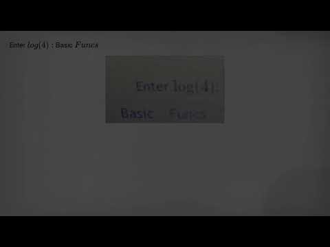 Enter log(4): Basic Funcs - YouTube