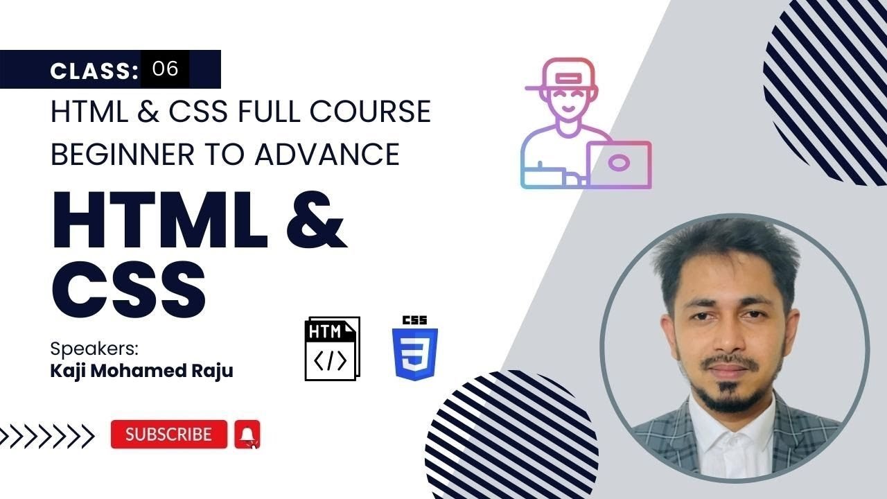 Class 06 HTML & CSS Full Free Course – Beginner to Advance Bangla ...
