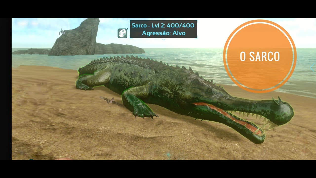 Ark survival evolved #7 - domando sarco! - YouTube