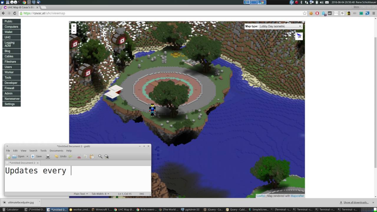 Improved UHC overviewer map - YouTube