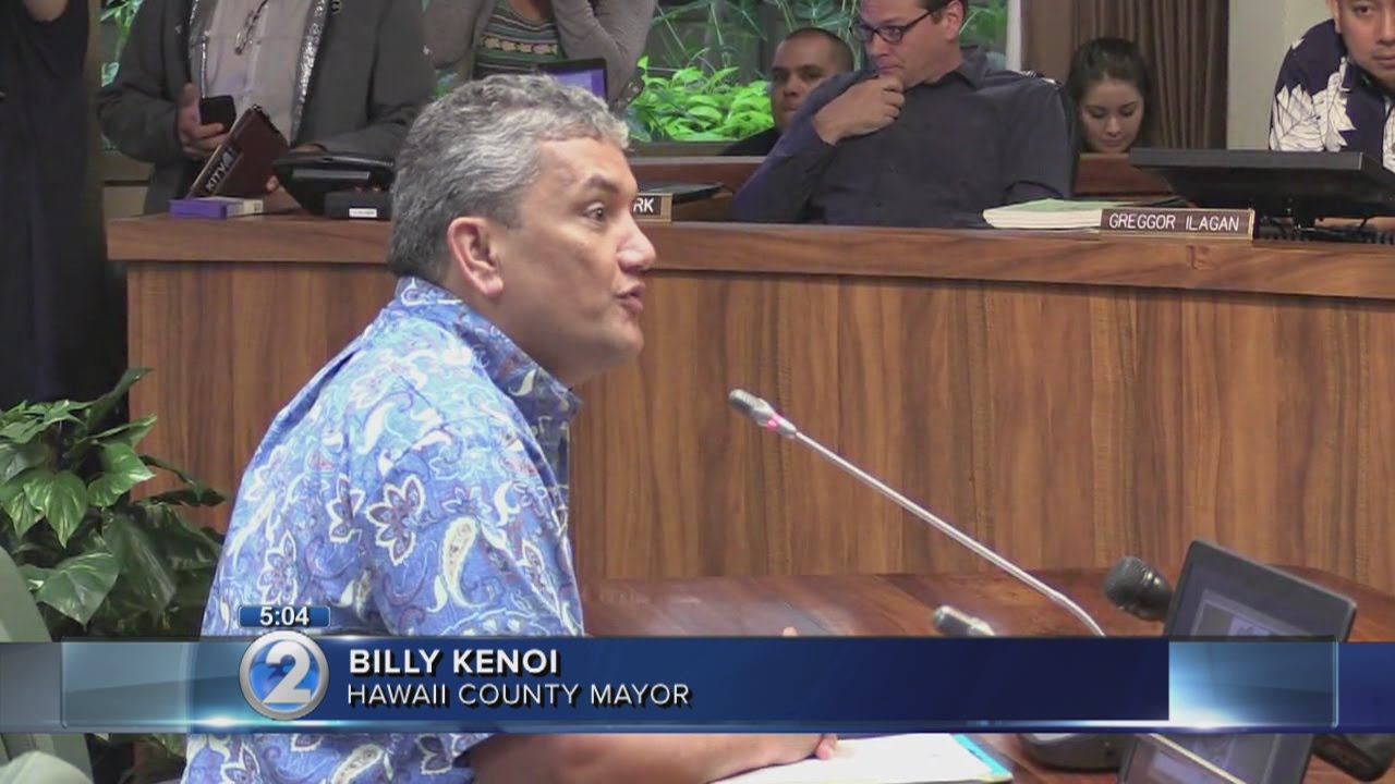 Big Island mayor apologizes at Hawaii County Council meeting - YouTube