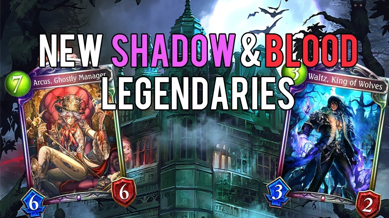[Shadowverse] New Shadow & Blood Legendaries - YouTube