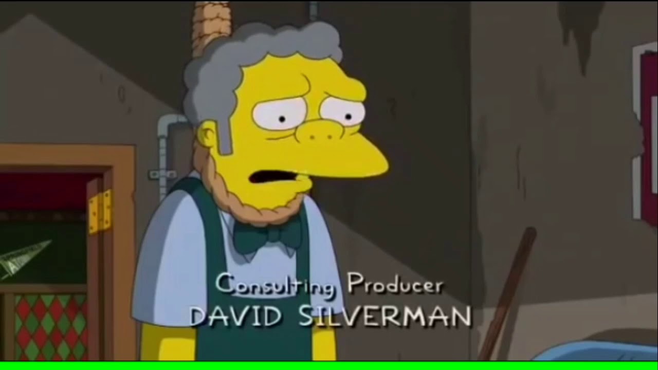 The Simpsons - S A D E D I T ( Moe Suicide ) - YouTube