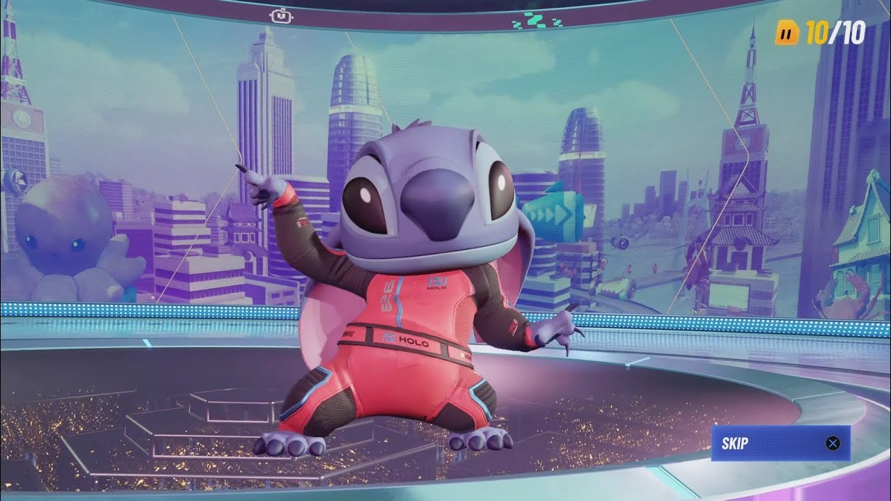STITCH - New Racer Entrance - Disney Speedstorm - YouTube