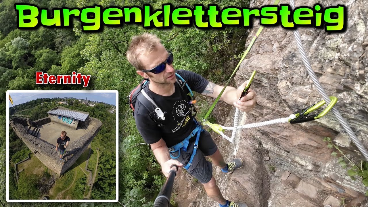 Burgenklettersteig Manderscheid mit Übernachtung im Microcamper ...