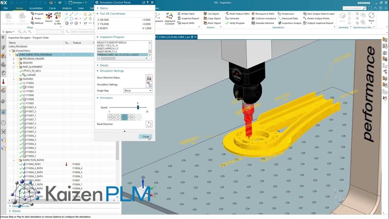 NX Inspection Product Demonstration focusing on the utilization of PMI ...