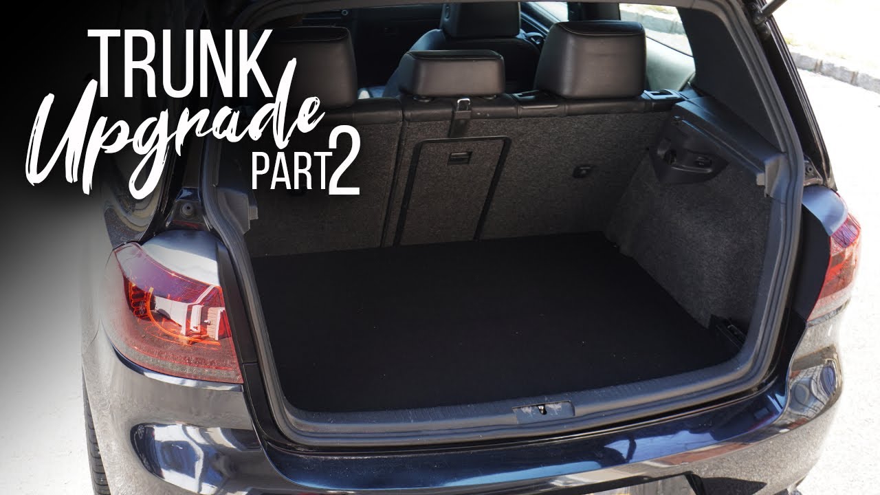 VW MK6 GTI Trunk Floor Modification - Part Two - YouTube