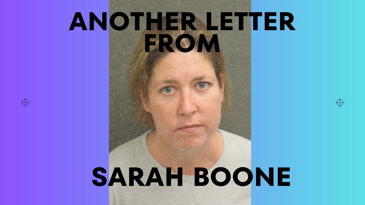 Sarah's Boone's Latest Letter - What This May Mean Next - YouTube