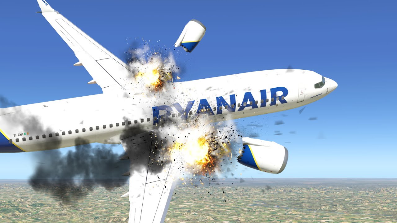 🔴LIVE Boeing 737 Max 8 Engine Explodes | Live Plane Spotting X-PLANE 11 ...