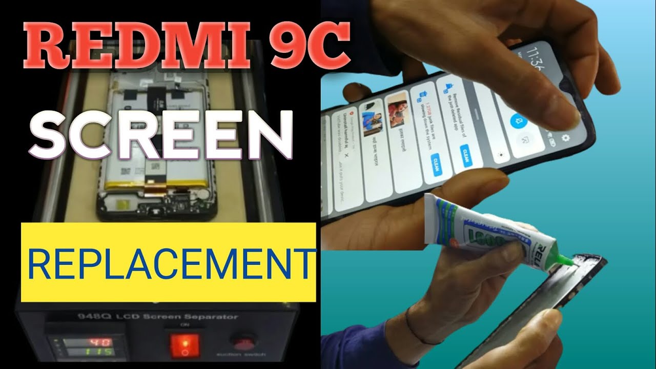Xiaomi Redmi 9c Screen Replacement - YouTube
