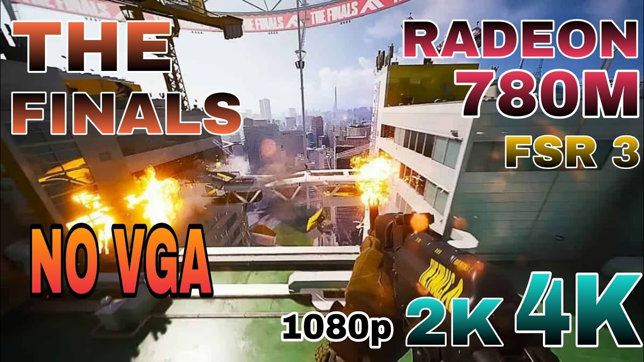 AMD RYZEN 7 8700G | RADEON 780M THE FINALS benchmark Test 4k 2k 1080p # ...